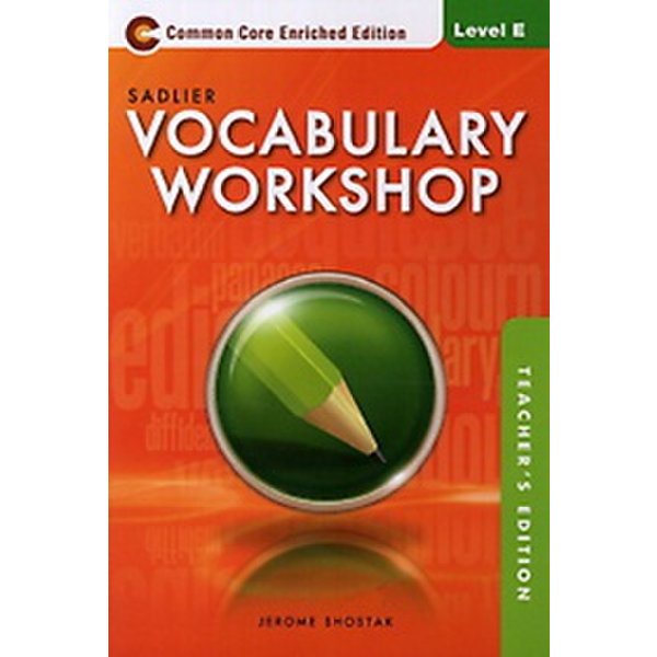 Vocabulary Workshop, Level E: Teacher`s Edition (Paperback) - SSG.COM