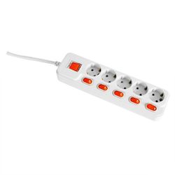 접지멀티탭 예쁜멀티탭 멀티탭추천 개별 메인스위치 컴퓨터 PC 16A 5구3M - SSG.COM