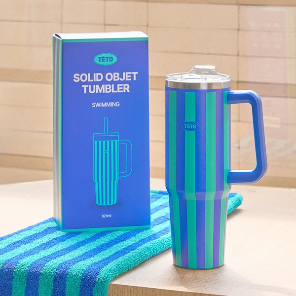 스트라이프 스위밍 솔리드 오브제 텀블러 820ml - SSG.COM