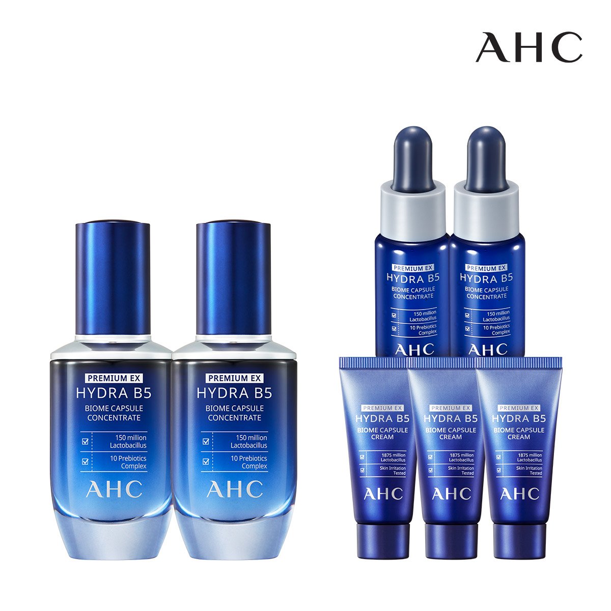 [SSG단독]AHC B5 바이옴캡슐 앰플 30ml 2개+앰플15ml 2개(본품용량)+크림15ml3개(본품90%용량) - SSG.COM