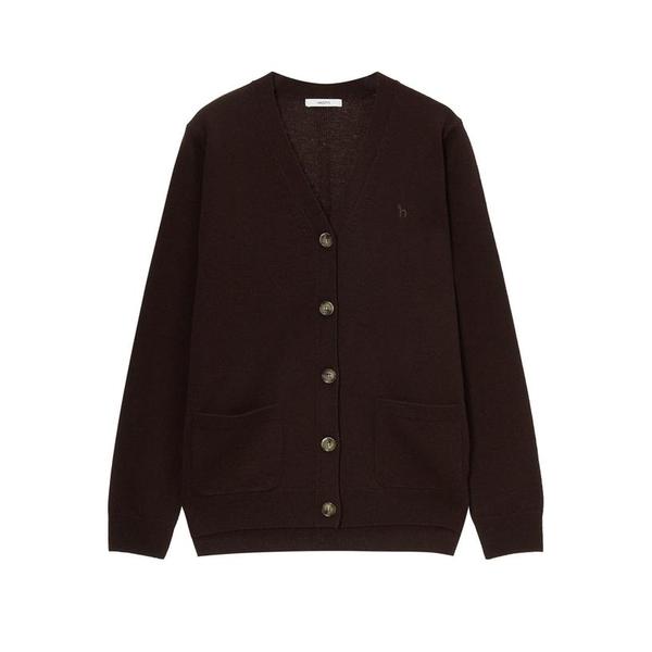 [21FW] 브라운 퍼피자수 울 가디건 HSSW1D914W2 - SSG.COM
