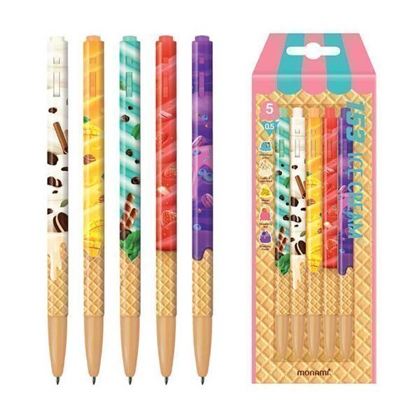 모나미 153 아이스크림 5본 세트 0.5mm - SSG.COM