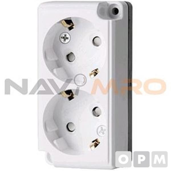 콘센트 접지극 BA노출 2구 1EA 220V/정격 16A 250V X ( 3매입 ) - SSG.COM