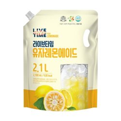 태웅 라이브타임 유자레몬에이드 2.1L x3개, 믿고 사는 즐거움 SSG.COM