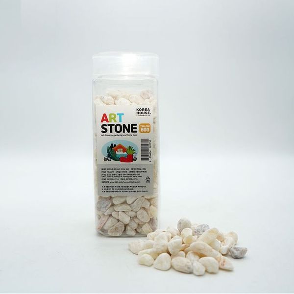 어항돌 조경돌 화분돌 장식용돌 스톤 옐로우 800g X ( 1매입 ) - SSG.COM