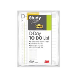 포스트-잇D-day투두리스트657(스터디메이트/3M) - SSG.COM