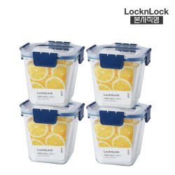 [본사] Locknlock 탑클라스정사각 950ml x4 (399460 x4) - SSG.COM