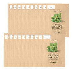 스킨푸드 시금치 수비드 마스크 시트 18g (20매) - SSG.COM