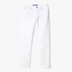 [야콥코헨] PANT 5 PKT REGULAR SLIM FIT BARD WHITE / 오가닉 코튼 데님 팬츠 JCC1M30000 - SSG.COM