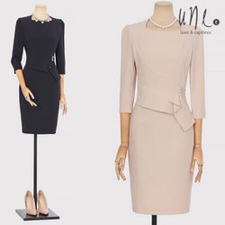 윈(une) [77까지]엘레강스모던절개진주원피스 - SSG.COM