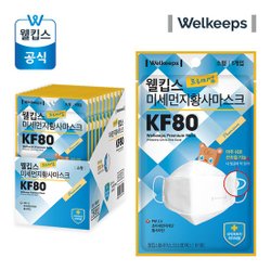 웰킵스 프리미엄 미세먼지황사마스크 KF80소형 25개입 2박스 - SSG.COM