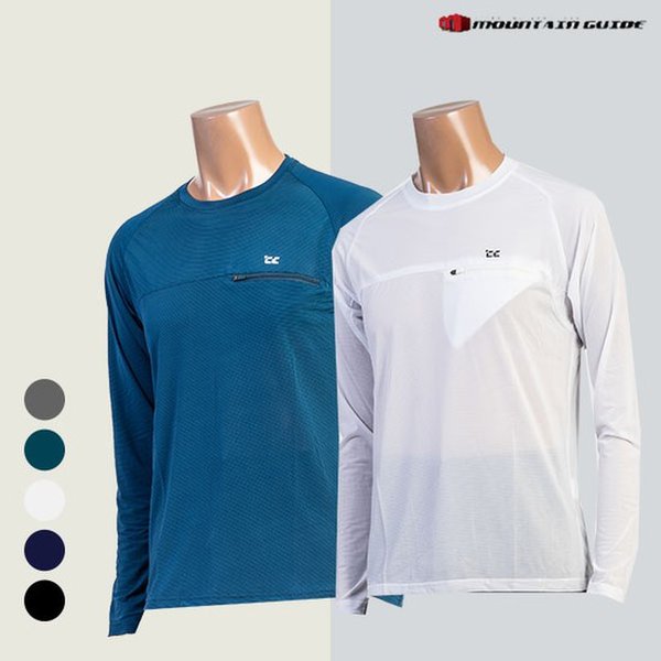 봄 여름 등산복 단체복 쿨냉감 남성 아이스 스판 라운드 티셔츠 MZM-T2302-224 - SSG.COM