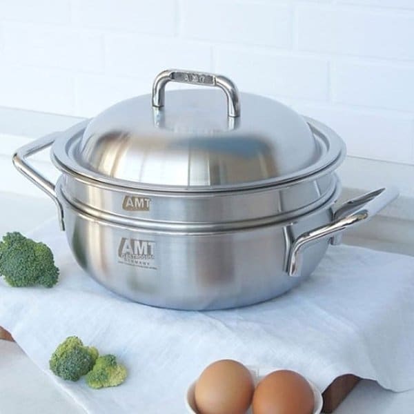 AMT 통5중 IH 스텐 찜기 멀티쿠커 1P 주방 양수 냄비 (WFHXIPX) - SSG.COM