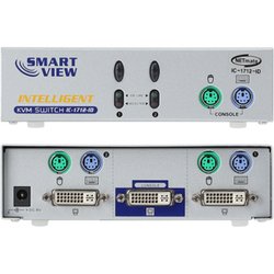 [IC-1712-ID] NETmate IC-1712-ID DVI KVM 2:1 스위치(PS/2) - SSG.COM