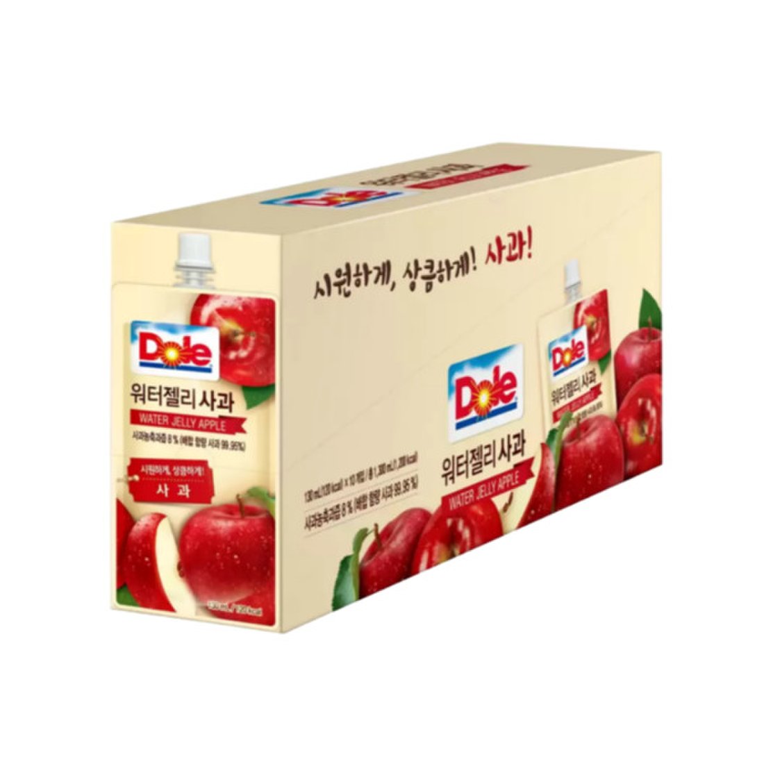 [코스트코] DOLE 돌 워터젤리 사과맛 130ml x 20개, 믿고 사는 즐거움 SSG.COM