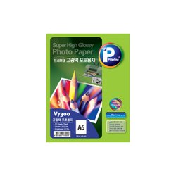프린텍 AnyLabel 칼라 잉크젯 고광택 포토용지 A6 V7300 20매 - SSG.COM