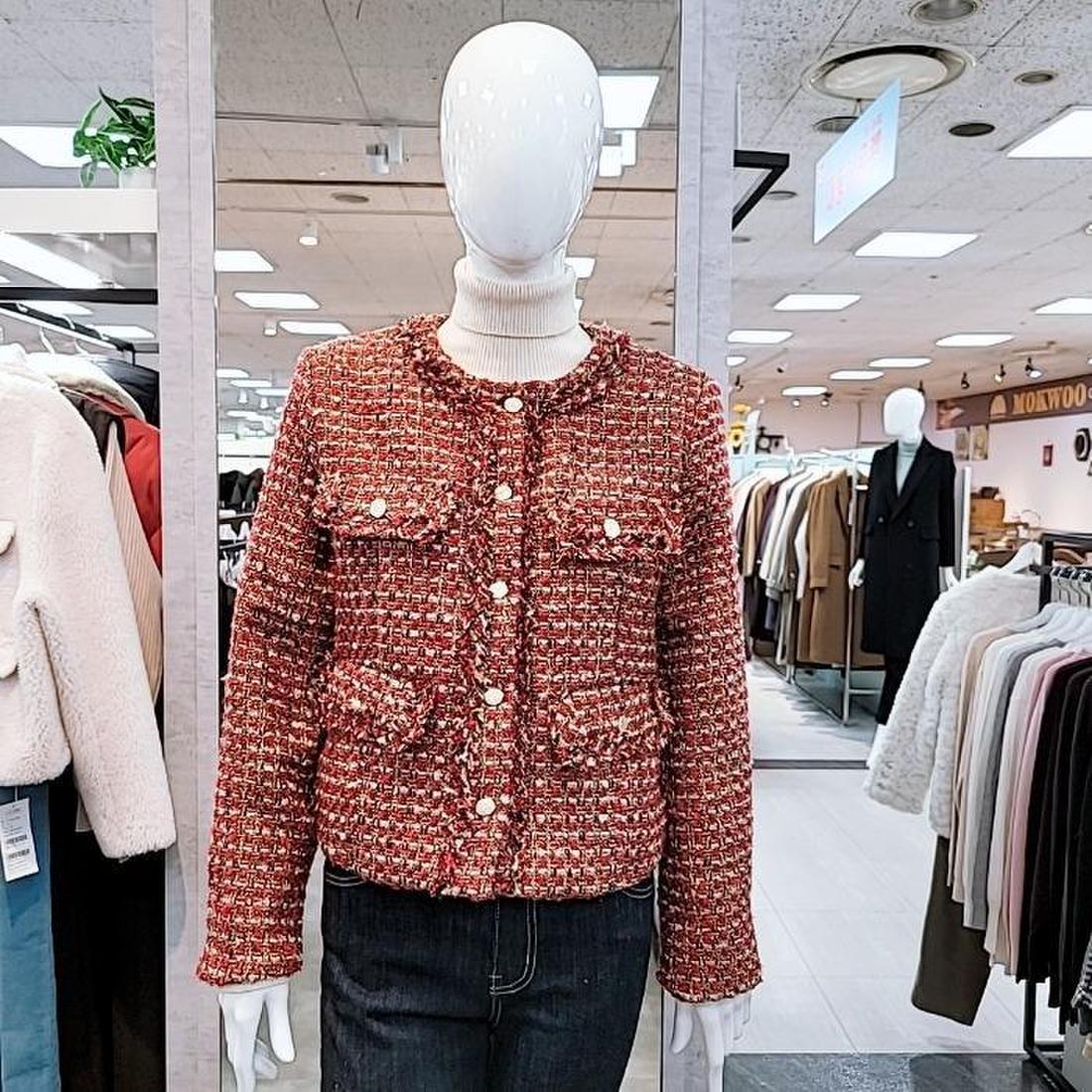 오프리미츠 DP03 라운드트위드자켓 아웃포켓언발자켓 M23jk1103 rd 66 (S9561789), 믿고 사는 즐거움 SSG.COM