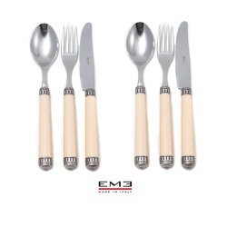 EME 이탈리아 테이블양식기 2인세트 (6p) - SSG.COM