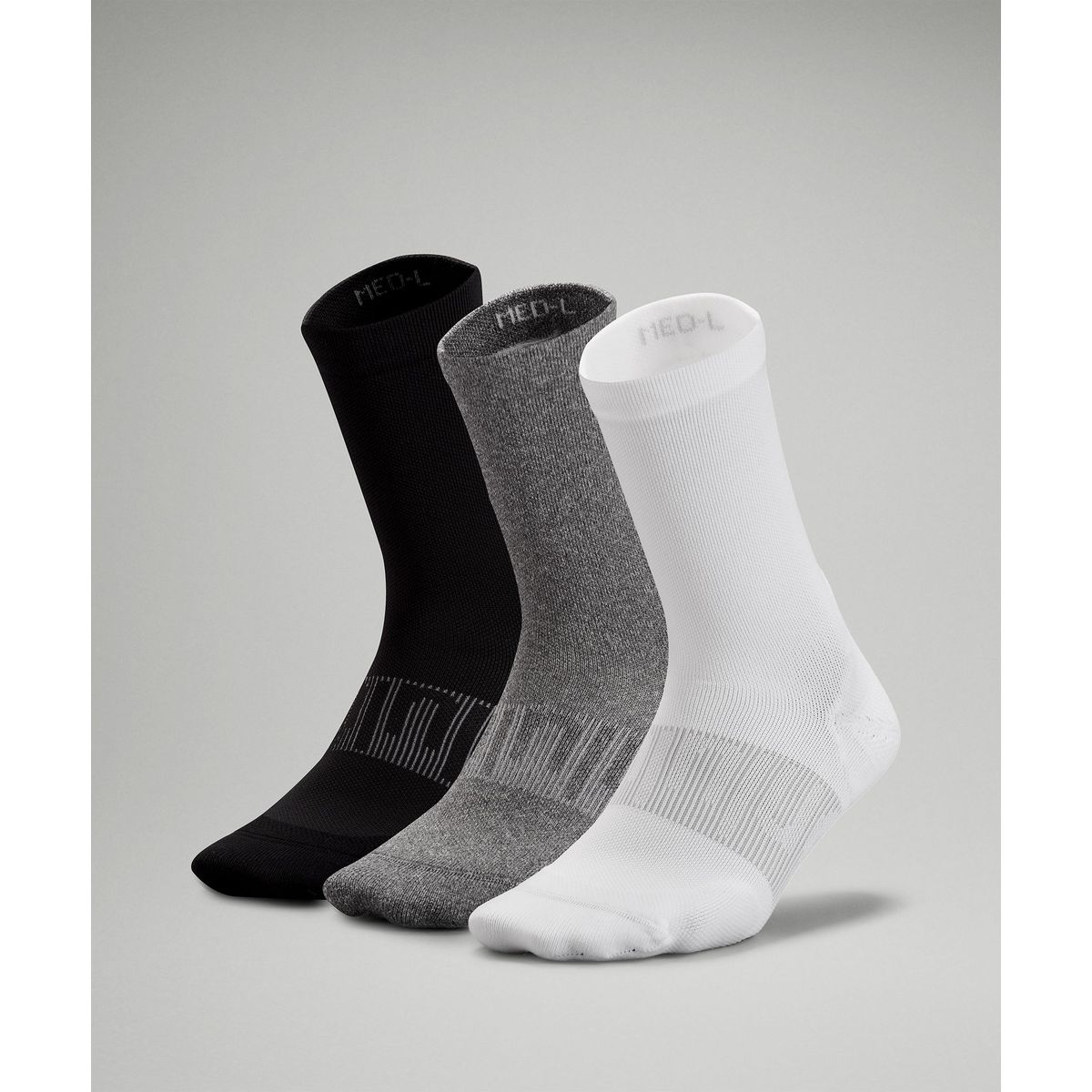 50% W 파워 스트라이드 크루 삭스 *3팩 - WHT/HTRG/BLK - SSG.COM