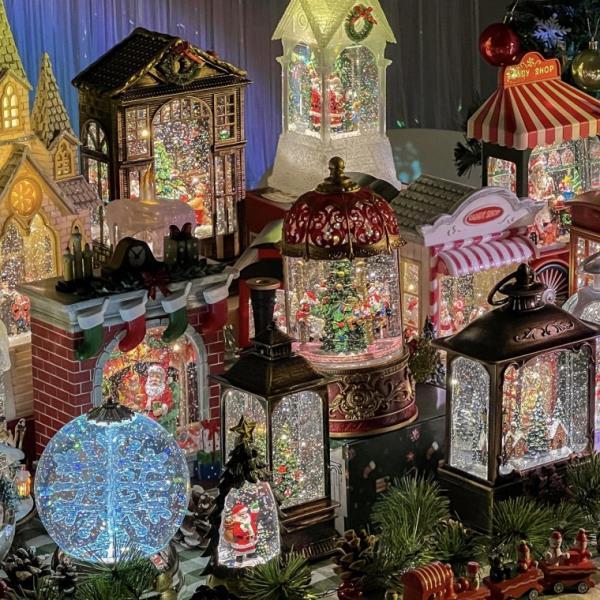 bookaz 크리스마스 LED 오르골 스노우볼 워터볼 스피커 랜턴 선물 - SSG.COM