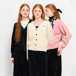 WOMAN 헤어리 리브드 가디건 [3COL] / WBC3L04521 - SSG.COM