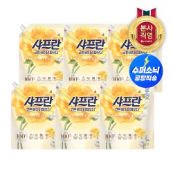 샤프란 섬유유연제 코튼 2.1L x 6개 - SSG.COM