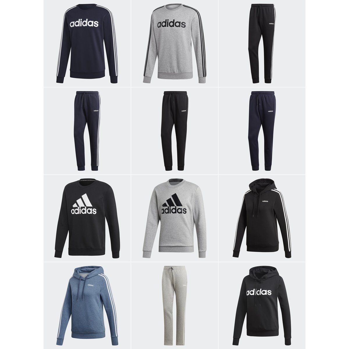 [MENS ATHLETICS] 크루/팬츠/후디 12종 (EI4901,EI4902,DQ3095,DU0497,DU0372 ...