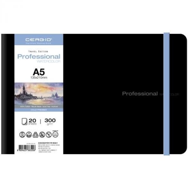 세르지오 프로페셔널 트래블 300g 양장 중목 A5 20매 - SSG.COM