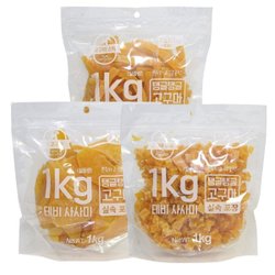 강아지 고구마간식 더빅 고구마사사미1kg - SSG.COM