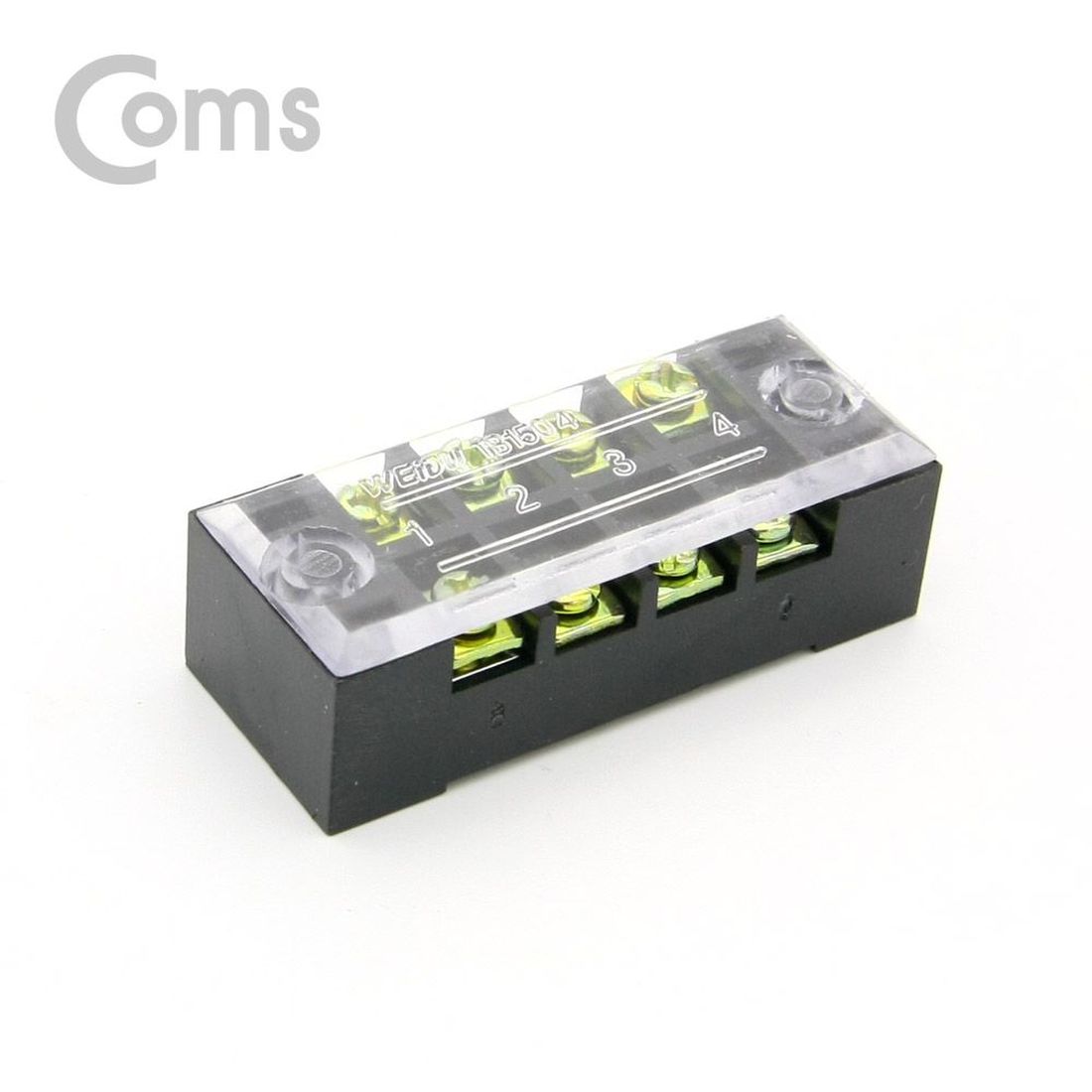 Coms 고정식 단자대 터미널 블록 블럭 15A 4P, 믿고 사는 즐거움 SSG.COM