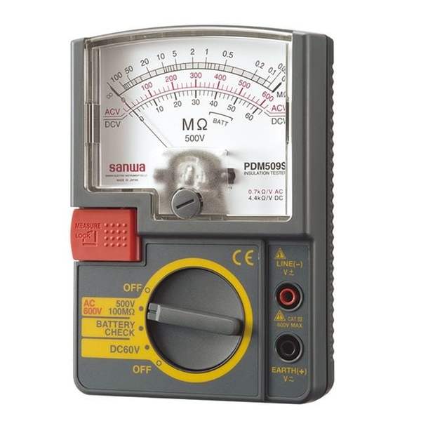아날로그 절연저항계 PDM-509S 500V 100메가옴 휴대용 - SSG.COM