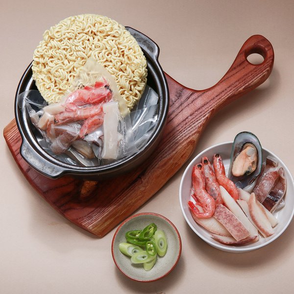 라면에 쏘옥 해물 냉동 해물 믹스 모듬 480g /80g x 6팩 소포장/[오대양씨푸드] - SSG.COM