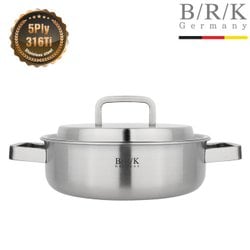 [BRK] 마스터 티타늄 통5중 316스텐 전골 냄비 24cm/인덕션 겸용 - SSG.COM