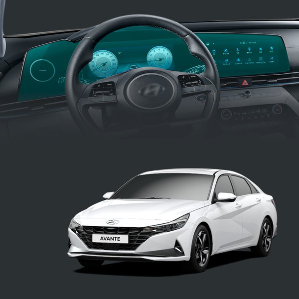 아반떼CN7 (2020년~) 네비게이션 보호필름 기스 방지 파노라마 디지털 - SSG.COM