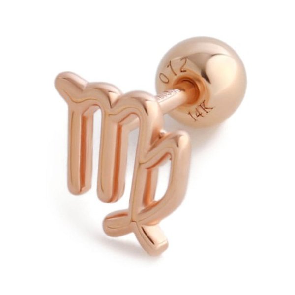 18K 처녀자리 별자리 심볼 피어싱 귀걸이 한쪽 NPE25782 - SSG.COM