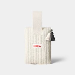 Strap pouch Stitched cotton Ivory - SSG.COM