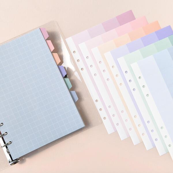 아트박스/모노라이크 A5 6공 바인딩 인덱스 스티커 6종 세트 - SSG.COM