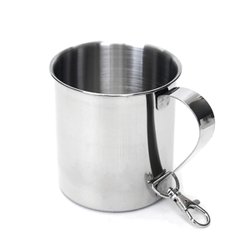 키친아트 스텐 컵 손잡이 등산컵 물컵 220ml - SSG.COM