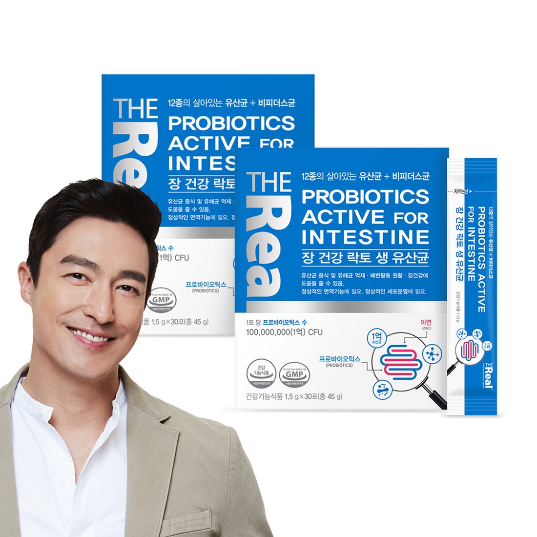 더리얼 장 건강 락토 생 유산균 [1.5g x 30포] x 2박스 2개월분, 믿고 사는 즐거움 SSG.COM