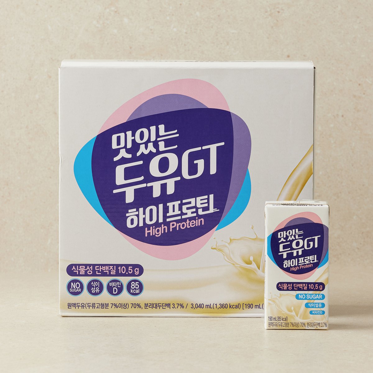 맛있는두유GT 하이프로틴 190ml 16입 - SSG.COM
