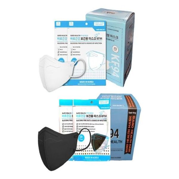 KF94 바로건강 베스트핏 2D 새부리형 마스크 100매 - SSG.COM