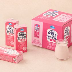 덴마크 소화가잘되는우유로 만든 딸기 190mL*12개입. - SSG.COM