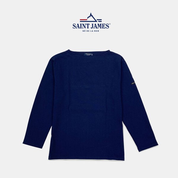 [올드머니룩 필수템]세인트제임스 길도 U 긴팔티셔츠 네이비 SAINT JAMES - SSG.COM