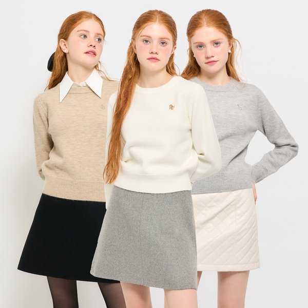 WOMAN GNRL 울 베이직 풀오버 [3COL] / WBC4L05532 - SSG.COM