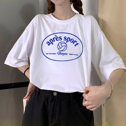 [여름신상/BT-10] SS 여성 오버핏 프린팅 반팔티셔츠 남녀공용 박스티 빅사이즈 반팔티/티셔츠 - SSG.COM