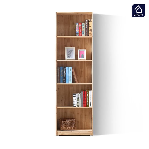이프자인 뉴 삼나무 원목 5단책장 600 - SSG.COM