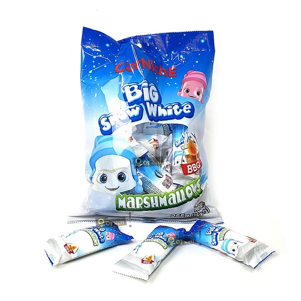 빅 스노우 화이트 머시멜로우 17g 15개 마시멜로 캠핑 푸드 BBQ 간식 젤리 사탕 과자 - SSG.COM