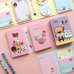 3500 브레드이발소 6단 점착메모지 (랜덤발송) - SSG.COM