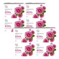 무궁화 자연미인 로즈비누(90gX4개) X 2개 - SSG.COM