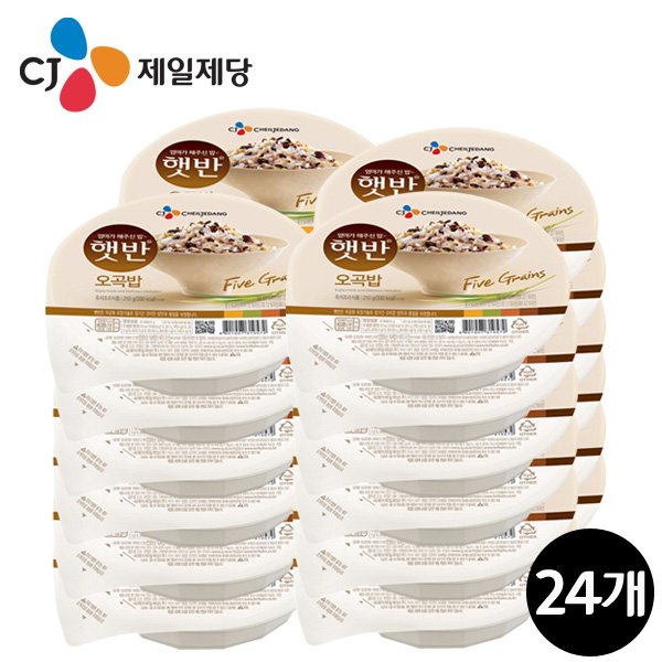 CJ 햇반 오곡밥 210g×24개입 - SSG.COM